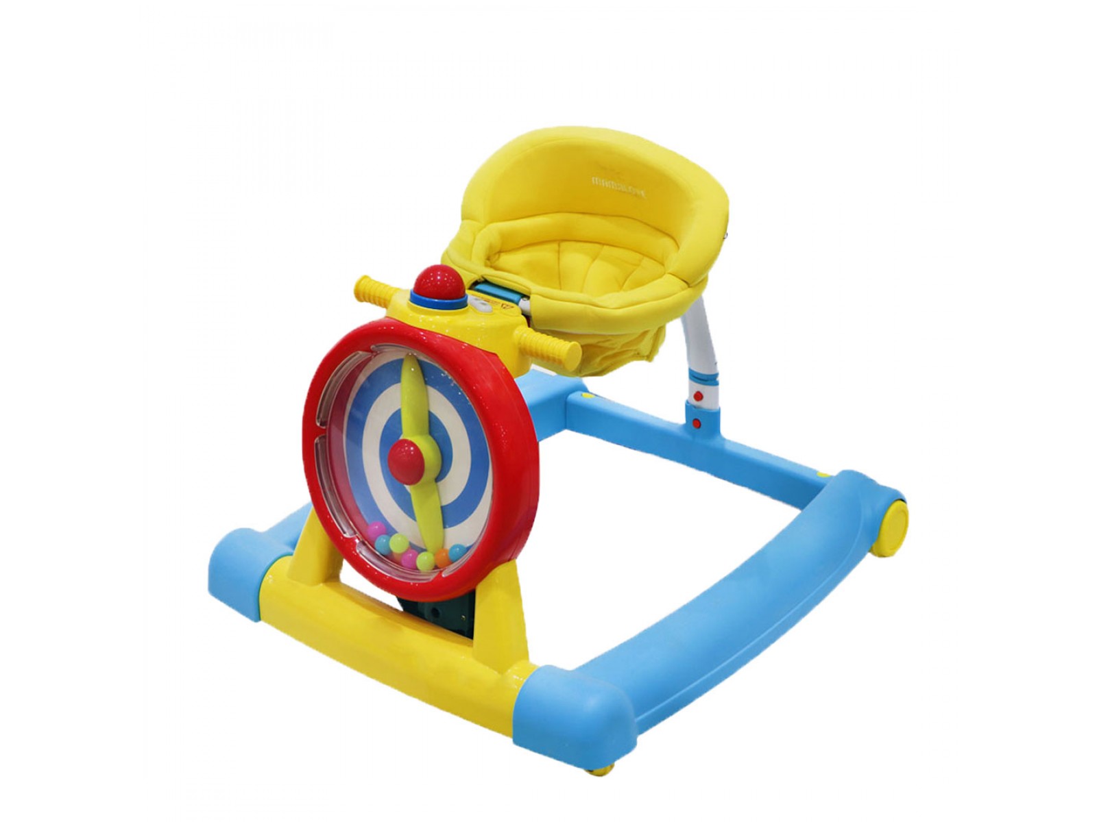 Teaching to walk, yellow