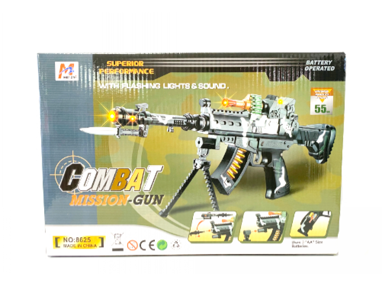 Light up Machine Toy Gun