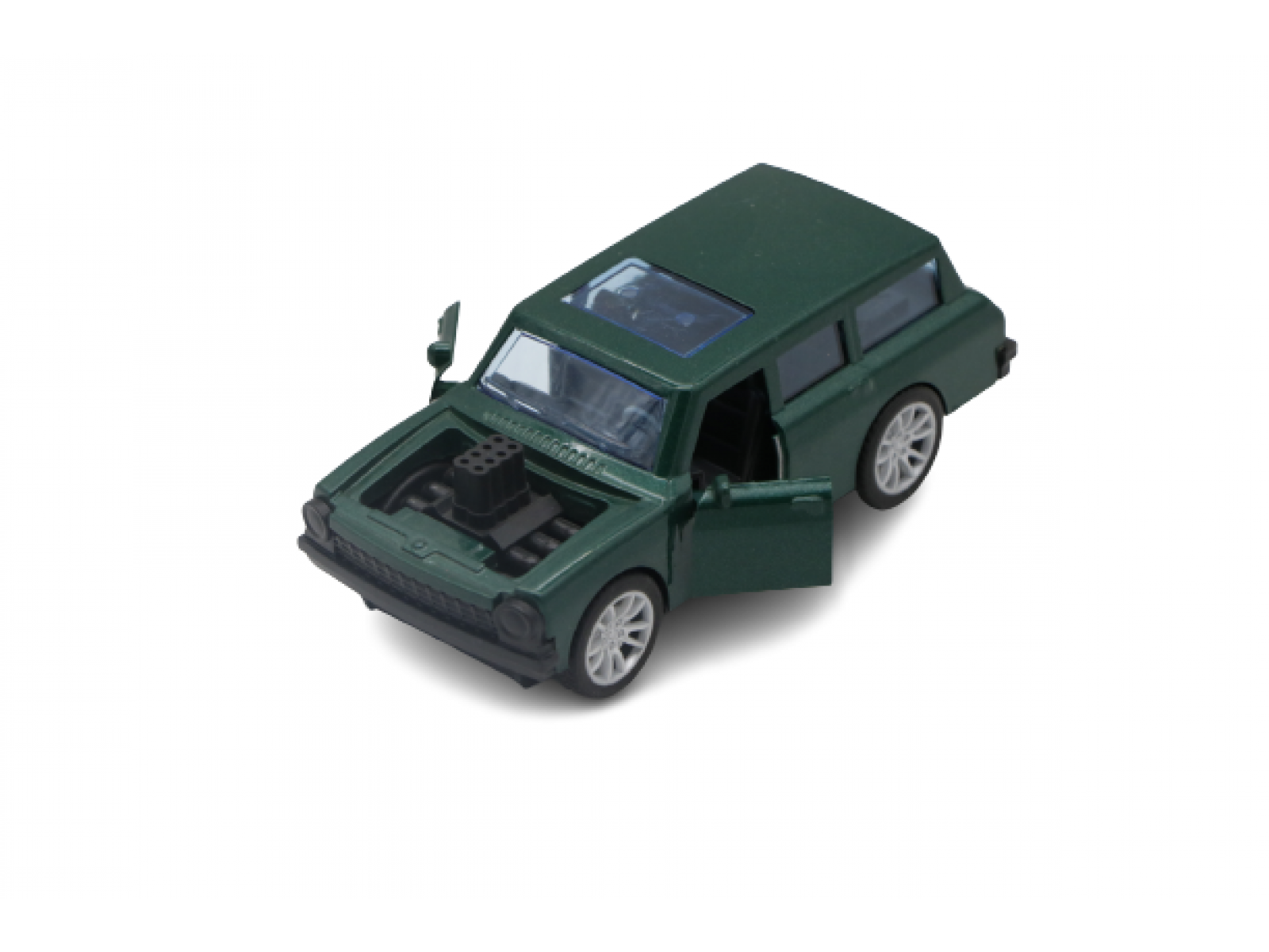 Small iron cars of various shapes