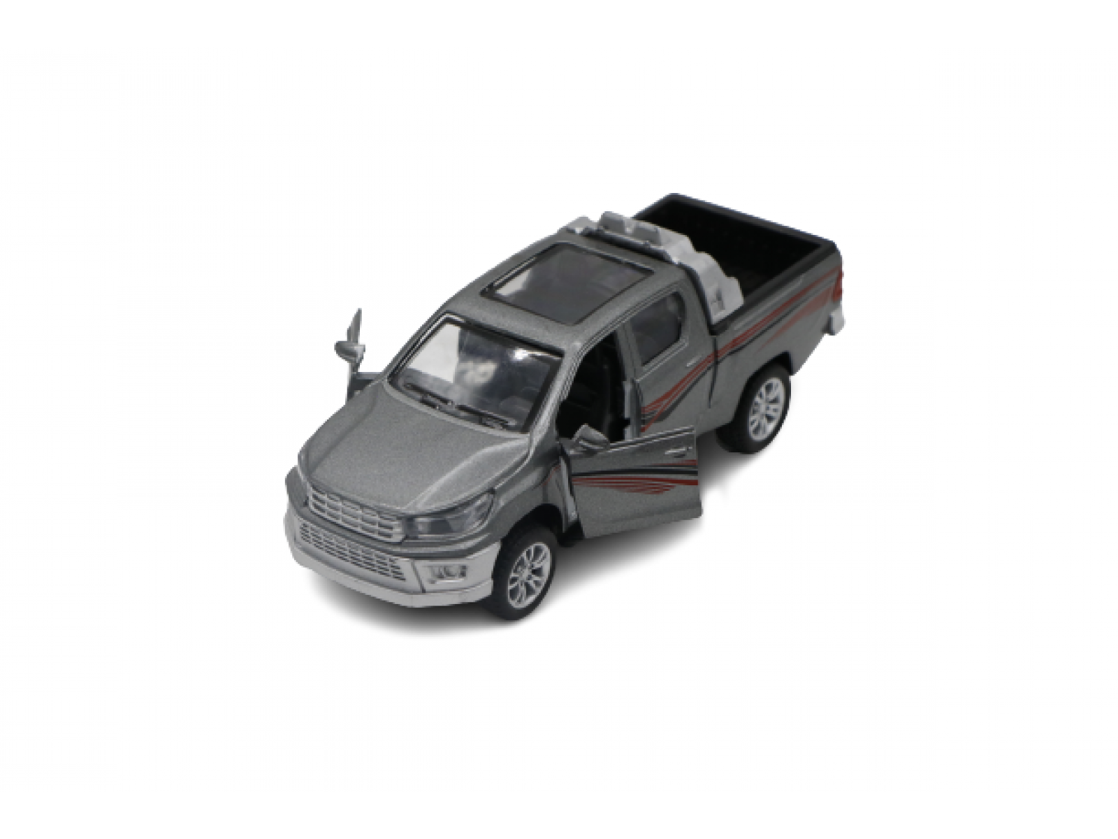 Small iron cars of various shapes