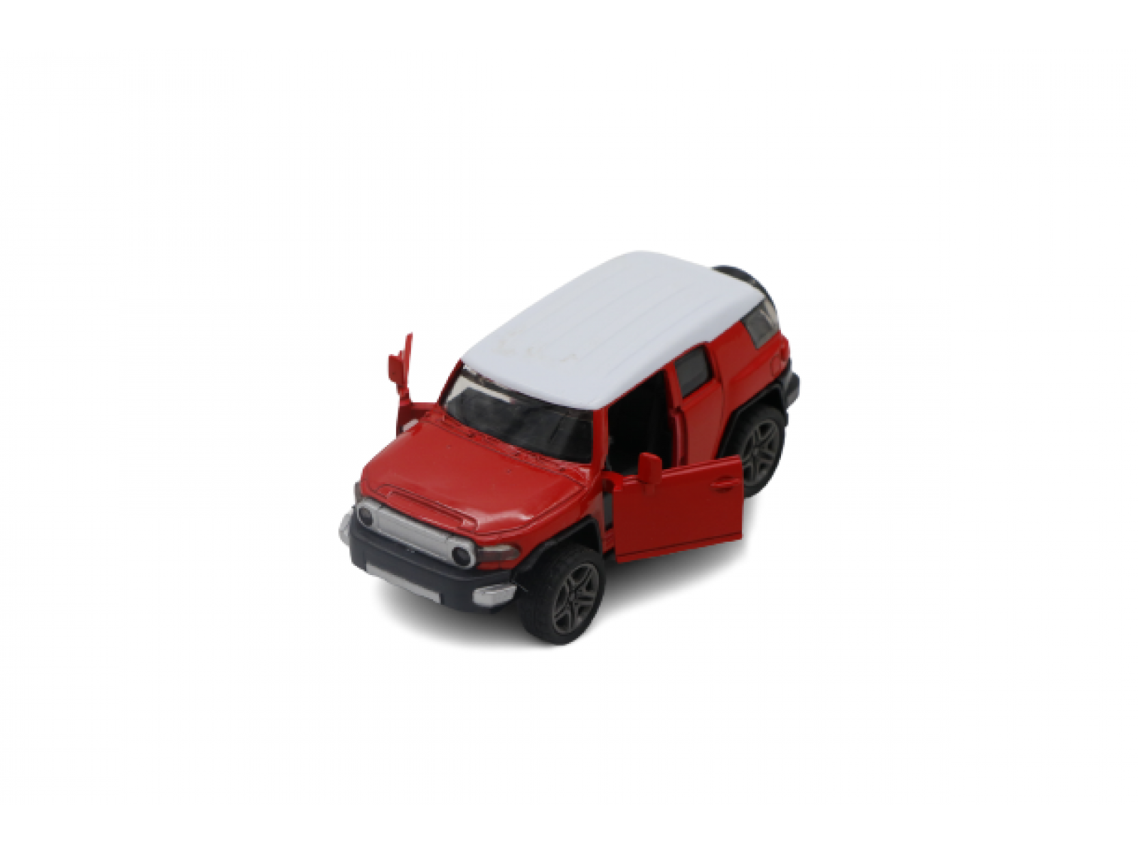Small iron cars of various shapes