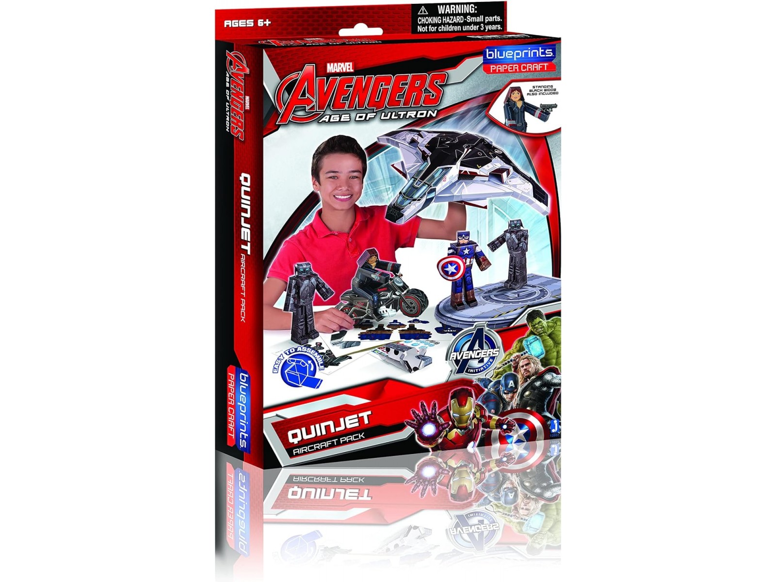 Games for making paper models of the Queen Jet from the Marvel Avengers ...