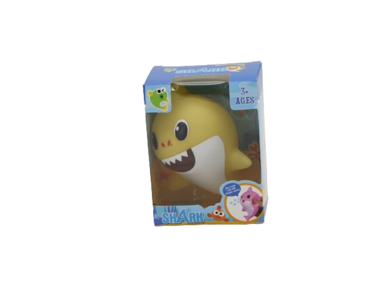 Plastic Baby Shark with a surprised face for children