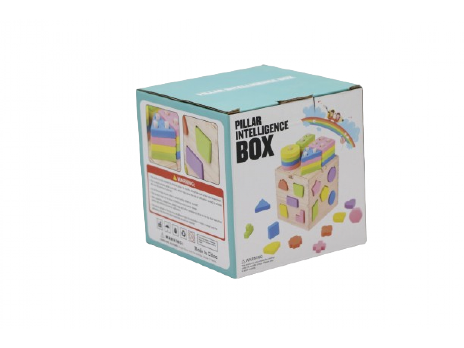 Overlapping cube shapes